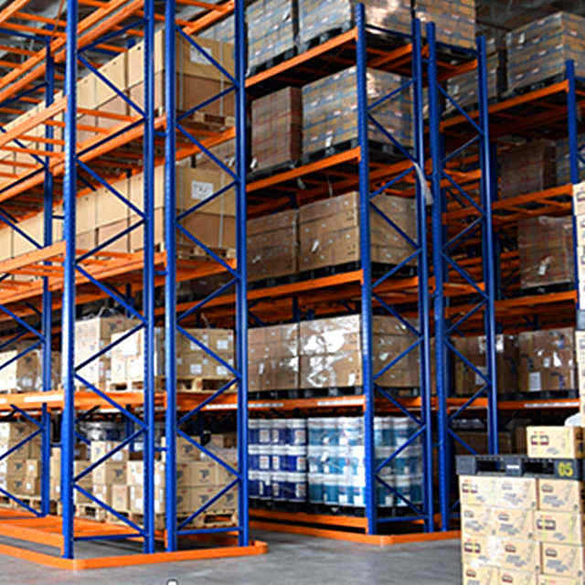 Metal Warehouse Very Narrow Pallet Racking with Guide Rail - Buy Metal ...